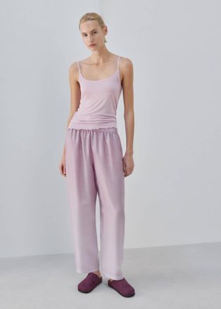 Mango Tr&auml;gertop aus Micromodal lila - Damen - S - MANGO