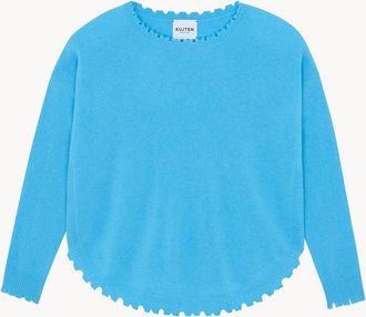 Kujten Pull cachemire col rond liquette - Pull Mela