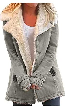 Superdry Lalaluka Manteau pour femme en peluche composite avec boutons à revers - Veste dextérieur, veste à capuche, veste dhiver, veste de montagne, veste en 