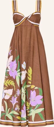 Alemais Al&eacute;mais Leinenkleid Alfie Twist braun