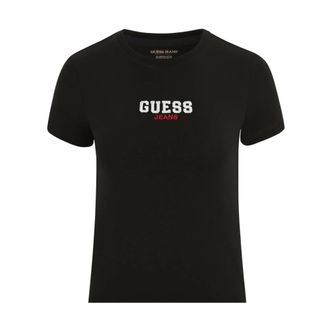 Guess Damen, Oberteile, Schwarzk, MGr&ouml;&szlig;e