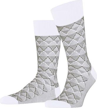 Falke Colonial Style M So coton fantaisie 1 paire, Chaussettes Homme, Blanc White 2000, 39-40