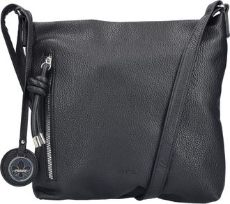 Rieker Umh&auml;ngetasche RIEKER, Damen, Gr. B/H/T: 25cm x 25cm x 5,5cm, schwarz, Lederimitat, Taschen Umh&auml;ngetasche, Schultertasche, Damen Handtasche mit Au&szlig;enf&auml;