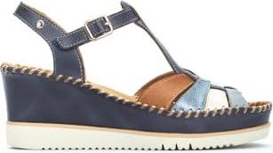 Pikolinos Sandales &agrave; Semelles compens&eacute;es en Cuir AGUADULCE pour Femme Color Pacific