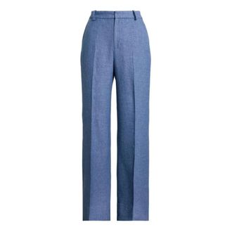 Ralph Lauren Femme, Pantalons, Bleu, Taille: 34 FR Denim Straight Leg Pantalons