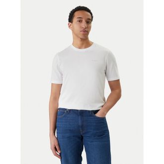 Bugatti T-Shirt 8350-95040 Wei&szlig; Slim Fit