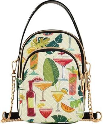 Mnsruu Sac à bandoulière vintage pour femme, motif verger, légumes, sac à dos à bandoulière, petit sac à bandoulière avec sangle réglable