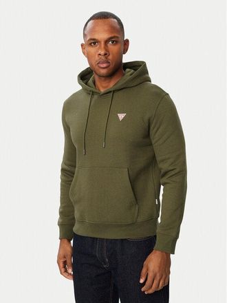 Guess Sweatshirt M4YQ22 K9V31 Khakifarben Slim Fit