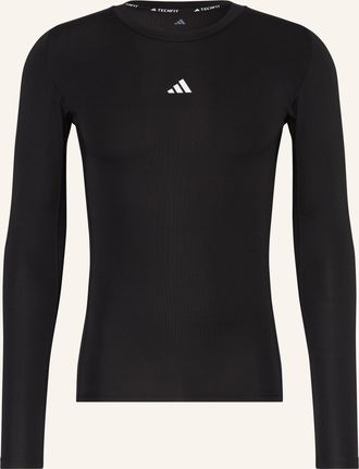 adidas Longsleeve Techfit Compression Training schwarz