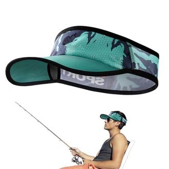 Generic Visière solaire | Chapeau de golf respirant, anti-UV, absorbant la transpiration, léger, portable, imprimé, coloré, cool pour le golf, le tennis, le c