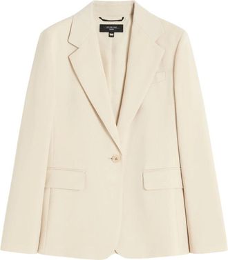 Max Mara Femme, Vestes, Beige, Taille: 40 FR Lamine Blazer