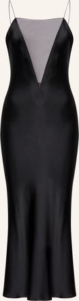 Stella McCartney Satinkleid schwarz