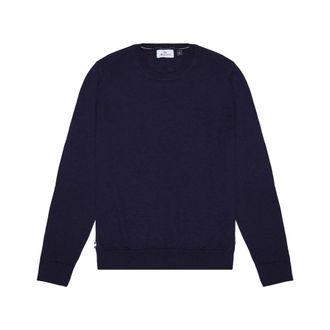 Aquascutum Rundhalspullover - - Knitwear - Herren - Blau - M