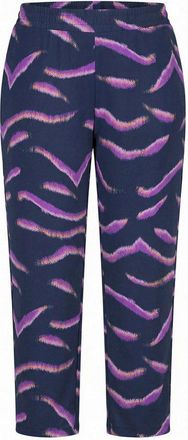 Ulla Popken Schlupfhose Jerseyhose Sienna Animal schmales Bein Elastikbund