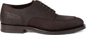Brunello Cucinelli Derby-Schuhe aus Wildleder - Braun