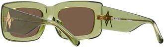 The Attico Femme, Accessoires, Vert, Taille: ONE Size Marfa Lunettes de soleil