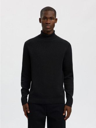 Selected Rollkragenpullover SLHDANE LS KNIT STRUCTURE ROLL NECK NOOS