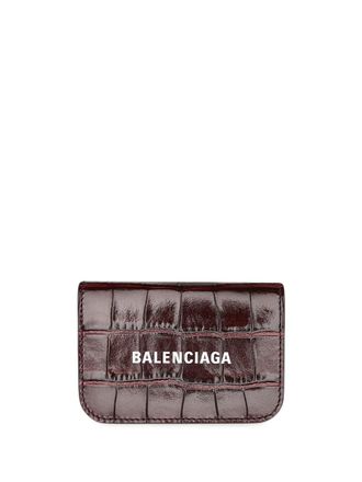 Balenciaga Mini Cash Portemonnaie - Rot