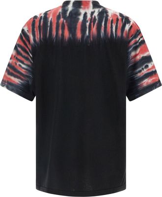 Balenciaga Extreme Tie-Dye Graphic T-shirt - Black