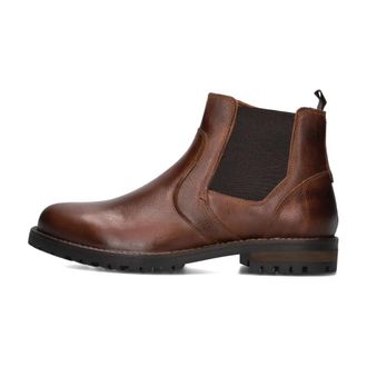 Mazzeltov Klassische Chelsea Boots f&uuml;r Herren - - Shoes - Herren - Braun - 44 EU