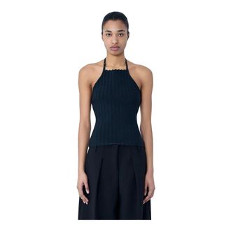 Jacquemus La Maille Tablier Top - - Tops - Damen - Blau - M