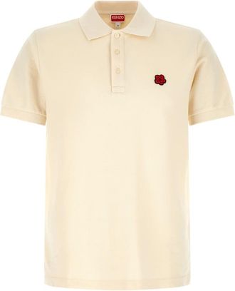 Kenzo Homme, Tops, Beige, Taille: S Polo Piqu&eacute;