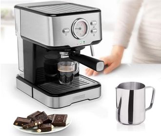 Princess Siebtr&auml;ger- & Kapselmaschine mit Milchsch&auml;umer & Milchk&auml;nnchen