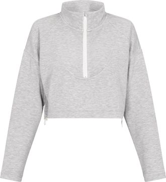 Mymo Sweatshirt Frauen HellGrauMelange