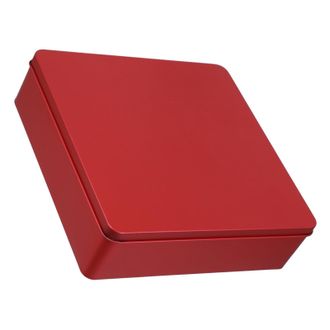 Pretyzoom Quadratische Aufbewahrungsbox Aus Wei&szlig;blech 7.9 Zoll Gro&szlig;e Metall Dose Mit Deckel F&uuml;r K&uuml;che Und Haushalt Vielseitige Blechdose Zur Aufbewahrung Von Ke