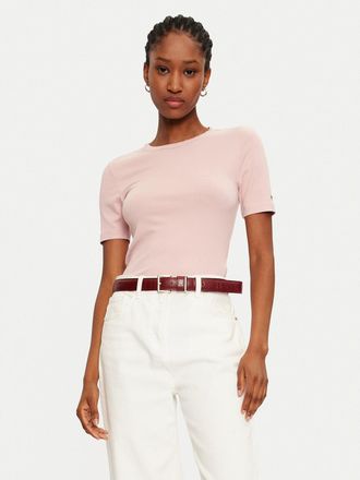 Tommy Hilfiger T-Shirt WW0WW43918 Rosa Slim Fit