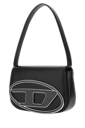 Diesel Womens Black Leather 1dr Shoulder Bag T8013 Borse A Tracolla