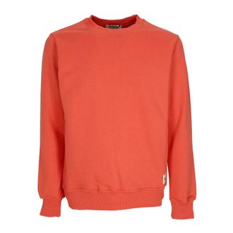 CAT Essential Crewneck Sweatshirt Orange Rust - - Sweatshirts & Hoodies - Herren - Orange - XL