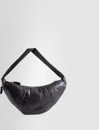 Christophe Lemaire Large Croissant Leather Shoulder Bag