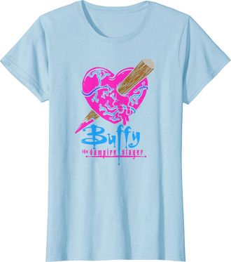 Buffy the Vampire Slayer Buffy The Vampire Slayer Buntes Abgestecktes Herz T-Shirt
