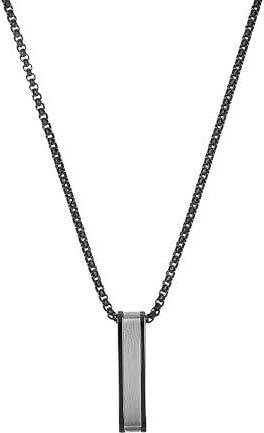 Tom Tailor Tom Tailor 2100682 Cha&icirc;ne avec pendentif pour homme en acier inoxydable Bicolore 55 + 5 cm