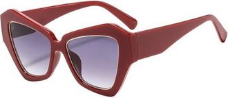 Generic Lunettes De Soleil Dext&eacute;rieur &Agrave; Grande Monture For Hommes Et Femmes, Id&eacute;ales For Les D&eacute;placements En Vacances Ou For F&ecirc;tes(Red)