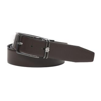 HUGO BOSS B-Icon Plq G&uuml;rtel - - Accessories - Herren - Braun - ONE SIZE