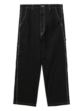 Comme Des Garçons pantalon à coutures contrastantes - Noir