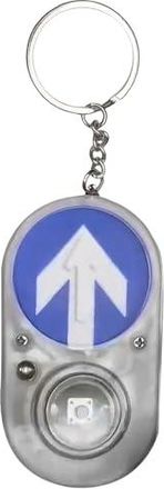 Generico Porte-clés davertissement clignotant | Jouet fantaisie amusant pour lextérieur, la randonnée, la famille, les garçons, les filles, les adolescents, le