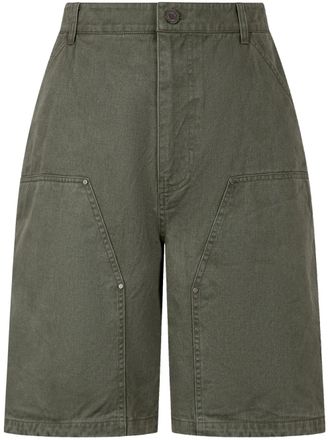 STUDIO TOMBOY short à coutures contrastantes - Vert