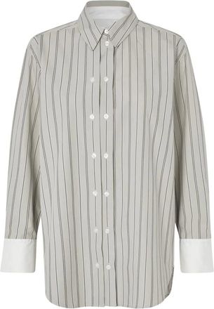 Sams&oslash;e & Sams&oslash;e Femme, Blouses et Chemises, Blanc, Taille: 38 FR Salas Shirt