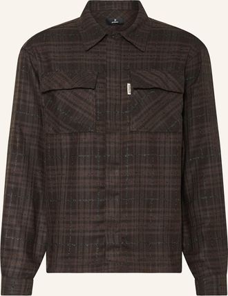 Represent Represent Flanell-Overjacket braun