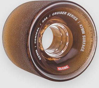Globe Conical Cruiser 62mm Wheels clear coffee