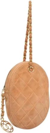 Chanel Pre-owned Daim sacs-main - Femme - Pre-owned - Orange - Taille: ONE Size