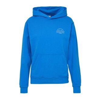 Sporty & Rich Baumwoll-Hoodie - - Sweatshirts & Hoodies - Damen - Blau - S