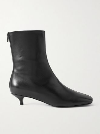 Toteme Bottines En Cuir Day - Noir