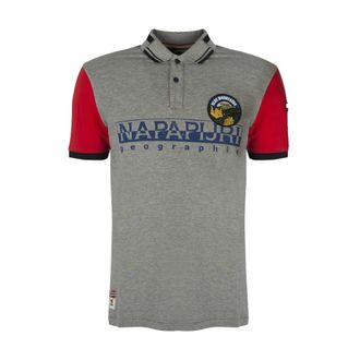 Napapijri Polo Coupe Droite - Homme - Tops - Gris - Taille: XL