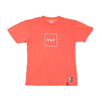 HUF Huf, Homme, Tops, Orange, Taille: XL T-Shirt Essentials Box Logo