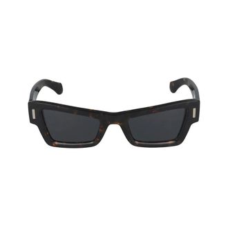 Ferragamo Femme, Accessoires, Brun, Taille: ONE Size Lunettes de Soleil Tortue Fonc&eacute;e Style Sf2006S