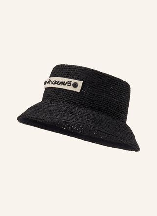 Jacquemus Jacquemus Strohhut Le Bob Plage schwarz